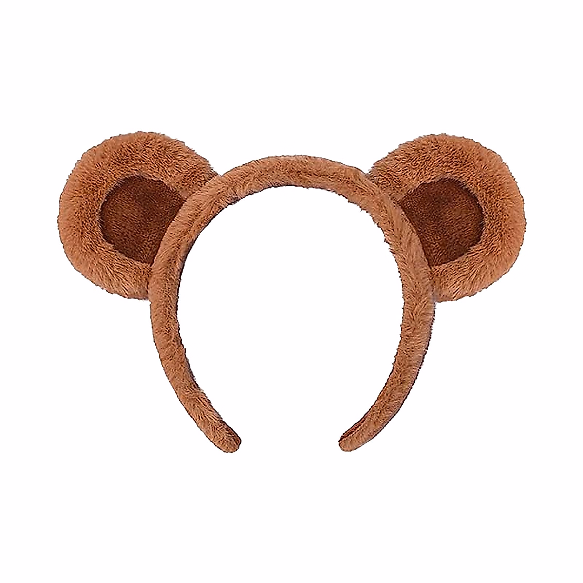 Degpum Brown Bear Ears Headband, Costume Headwear for Girls Women Men, Cute Headband Animal Headband for Party Costume Cosplay Decoration Makeup Washing Face Costume