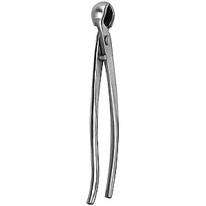 Fdit 210mm Stainless Steel Knob Cutter Bonsai Cutter Concave Cutter Gardening Tool Plant Bosai Branch Cutter