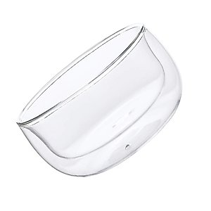 1pc Glass Bowl Glass Serving Bowl Coffee Glasses Insulated Coffee Cup Glass Soup Bowls Prepping Bowls Glass Appetizer Serving Tray Cereal Bowls Rice Bowl Food Round Dinner Party