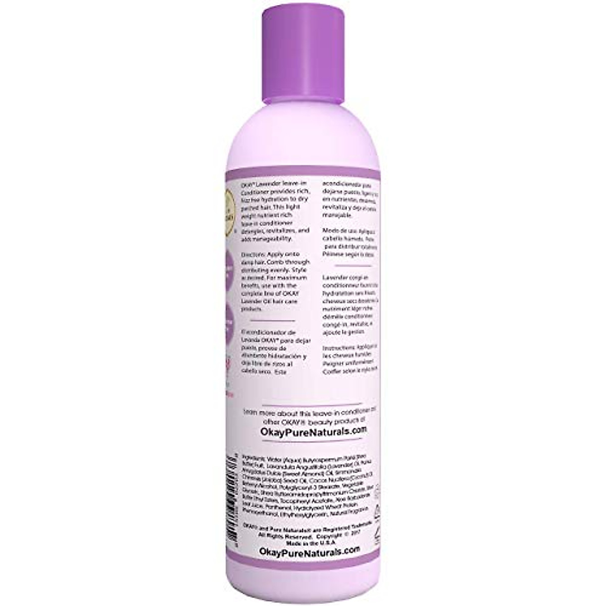 Okay Leave In Conditioner, Lavender, 8 Fl Oz