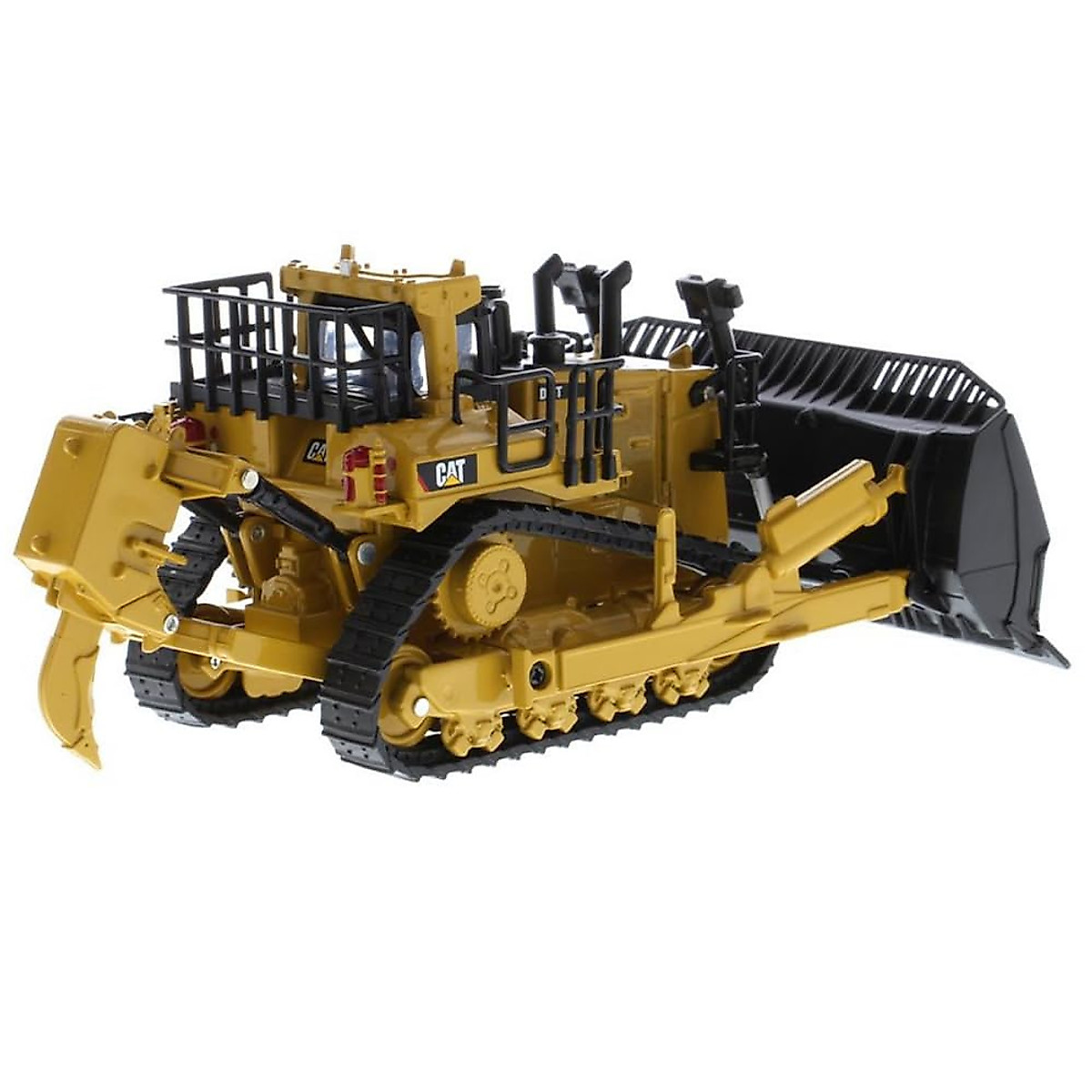 1:64 Scale Caterpillar D11 Dozer with 2 Blades and Rear Rippers - Construction Metal Series by Diecast Masters - Comes with JEL Blade Attachment - Made of Diecast Metal with Plastic Parts