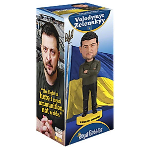 Royal Bobbles Volodymyr Zelenskyy Collectible Bobblehead Statue