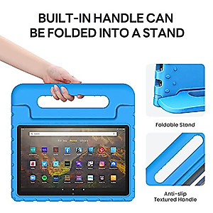 Merocab Kids Case for Fire HD 10 and Fire HD 10 Plus Tablet 11th Generation 2021 Release,Lightweight Shockproof Kid-Proof Cover with Stand for Kindle Fire HD 10 2021 11th 37