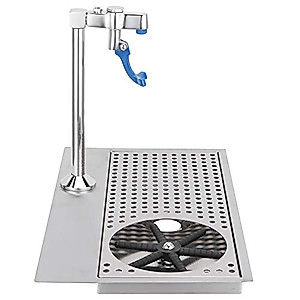 Natudeco Glass Rinser Commercial Automatic Cup Washer Bar Cup Cleaner with Faucet Drainer Gasket Cup,Washing Supply for Bars Coffee Shops and Restaurants