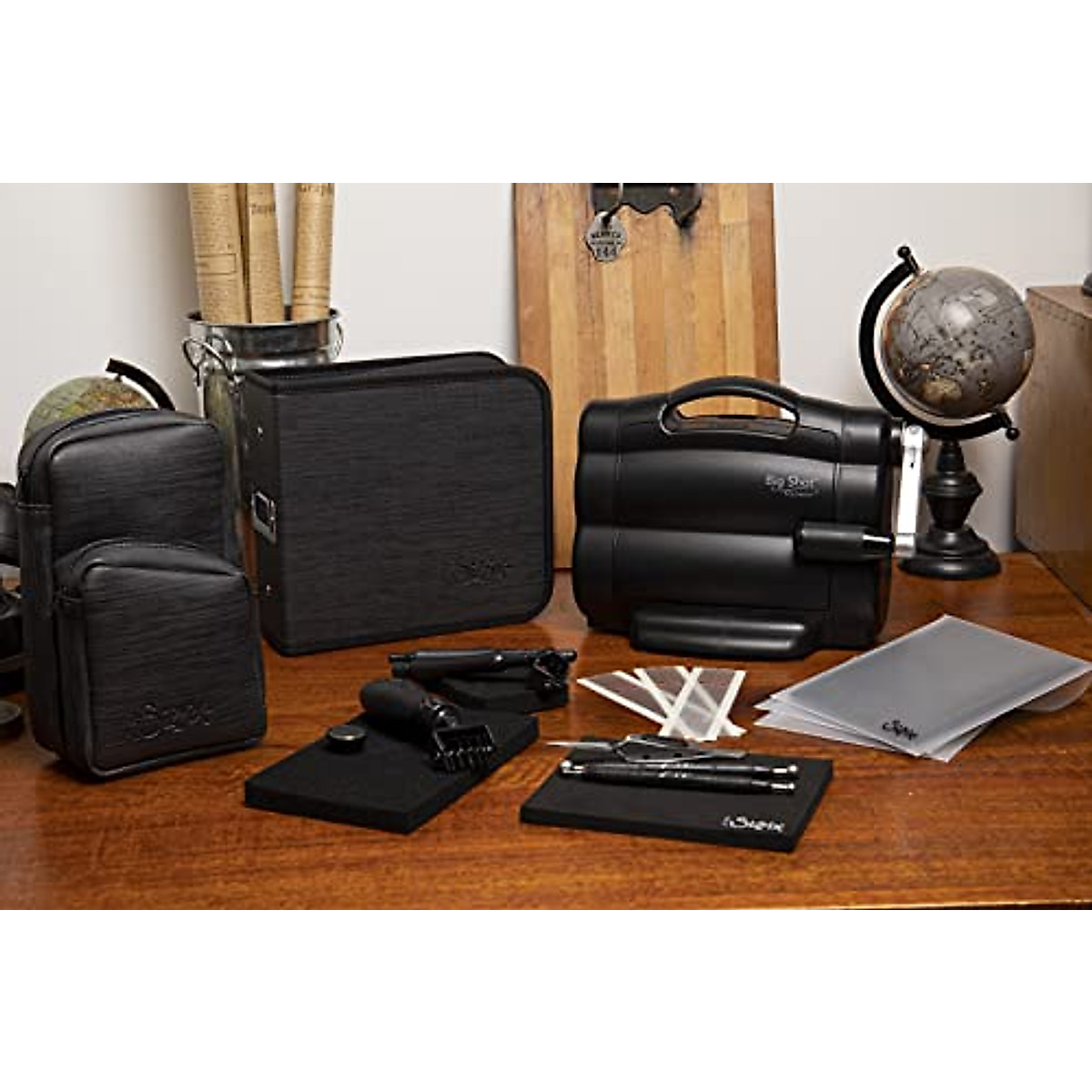 Sizzix Tim Holtz Die Brush & Magnetic Die Pick Tool Kit 665303 – Papercraft & Scrapbooking Intricate Die Paper Remover Set (Black)