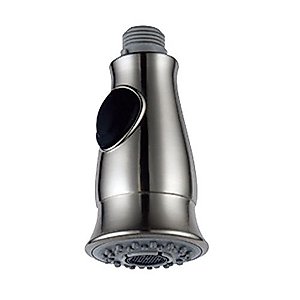 Weirun Replacement Universal Sprayer Pull Out Spray Head for Kitchen Sink Pull-Down Faucet 1/2-Inch IPS Connector 2-Function, Brushed Nickel