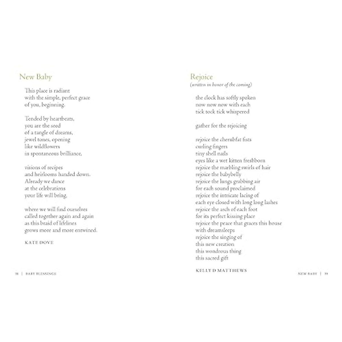 Baby Blessings: Inspiring Poems and Prayers for Every Stage of Babyhood