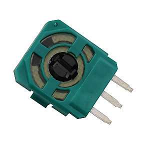 VKLSVAN 10PCS B10K Replacement Trimmer Potentiometer Sensor for PS3 PS4 Switch Controllers Green Rocker Repair Parts for Thumb Stick Analog Joystick
