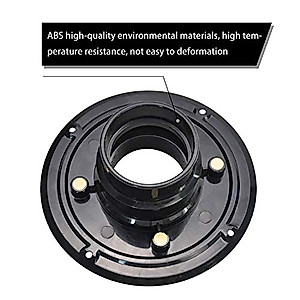 SaniteModar 2-in ABS Shower Drain Base can be Used with Any Size of Square and Linear Floor Shower Drain,It is Equipped with Threaded Joints and Rubber Joints