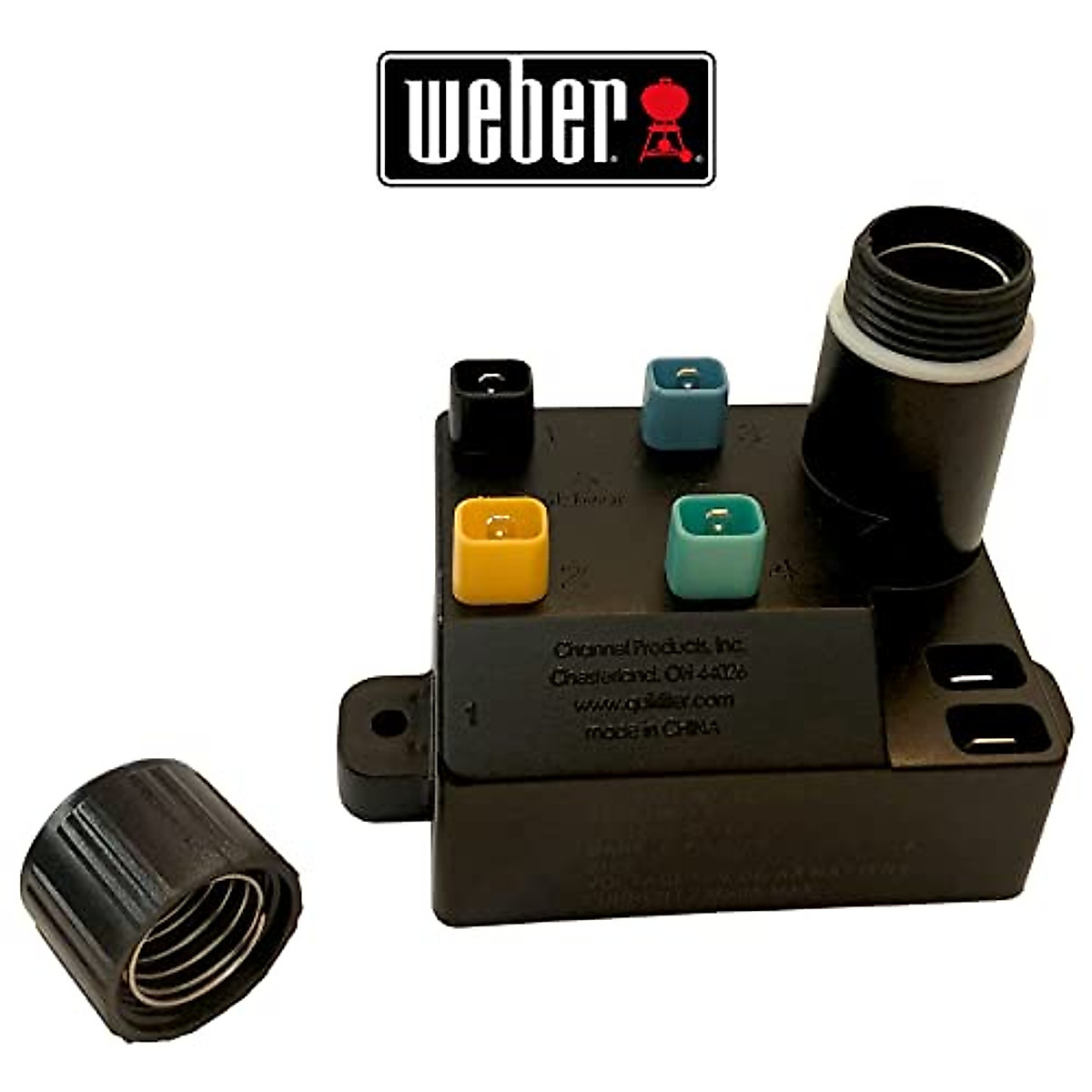 Weber #69849 Igniter Module for some Spirit Grills w/ Front Mount Control Knobs and a Side Burner Made from 2013