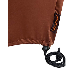 Perfitel Universal Portable Air Conditioner Cover Dust Proof Sunshade Fabric Covers with Telescopic Rope AC Cover Protector Defender - Full Winter AC Cover Indoor Protection (Brown)