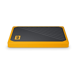 WD 1TB My Passport Go SSD Amber Portable External Storage, USB 3.0 - WDBMCG0010BYT-WESN