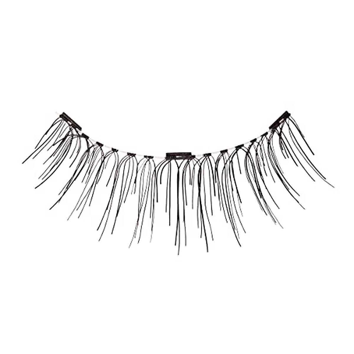 KISS Magnetic Lash 01, Synthetic False Eyelashes with Magnets Under and Over Your Upper Lashes, No Glue Needed, Lightweight, Reusable, Contact Lens Friendly, Cruelty Free, with Lash Applicator, 1 Pair
