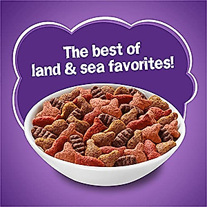 Purina Friskies Dry Cat Food, Surfin' & Turfin' Favorites - 16 lb. Bag