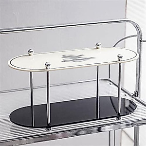 Bathroom Shower Shampoo Long Double-Layer Single-Layer Glass Shelf Bathroom Storage Cabinet Shelf
