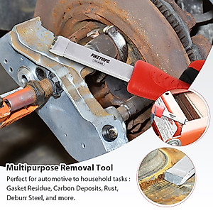 FIRSTINFO H5409A Automotive Gasket Scraper w/Tungsten Carbide Tip | Rust, Buildup Cleaning Blade Scraper Tool