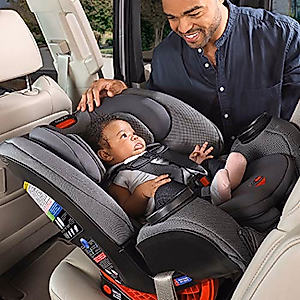 Britax One4Life ClickTight All-in-One Car Seat – 10 Years of Use – Infant, Convertible, Booster – 5 to 120 Pounds - SafeWash Fabric, Plum