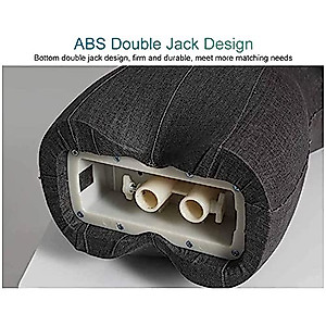 Tailors Dummy Mannequins Female Mannequin Countertop Clothing Display, Black Dressmakers Fashion Students Mannequin Display Bust with Wood Stand Dressform Mannequin