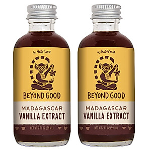 Beyond Good Vanilla Extract | Pure Madagascar Vanilla Extract 2 Pack | 2oz Each