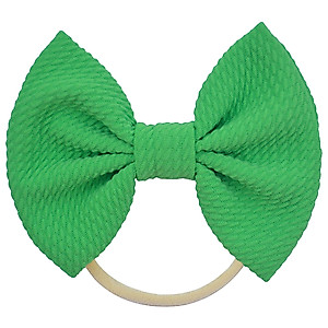 Toptim Baby Girl's Headbands and Bows for Newborn Infant Toddler Photographic Accessories (4.1“ Bows)