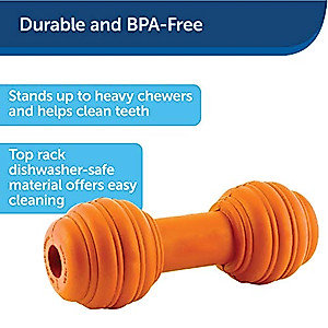 PetSafe Sportsmen Chuckle Interactive Dog Toy with Noise Maker - Use with Food or Treats