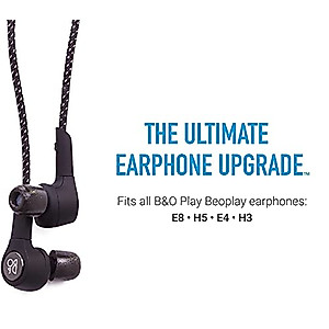 Comply Sport Pro Premium Memory Foam Earbud Tips for B&O Play Beoplay Earphones with Noise Reduction, Sweatguard, and Secure Fit, Black (Large, 3 Pairs)