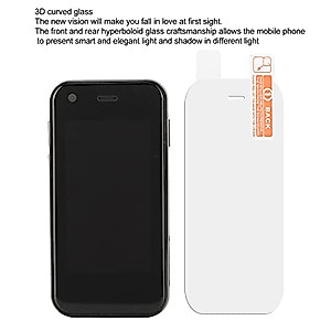 Cuifati XS11 Mini Mobile Phone, 2.5in Cell Phone WiFi GPS 1GB 8GB Quad Core for Android Smart Phone for Students (Black)