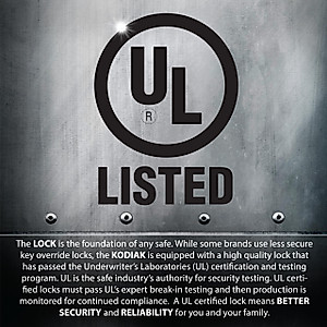 Kodiak Home Gun Safe for Rifles & Pistols | KBX5933 by Rhino Metals with New SafeX Security System | 46 Long Guns & 6 Pistol Pockets | 40 Minute Fire Protection | 395lbs