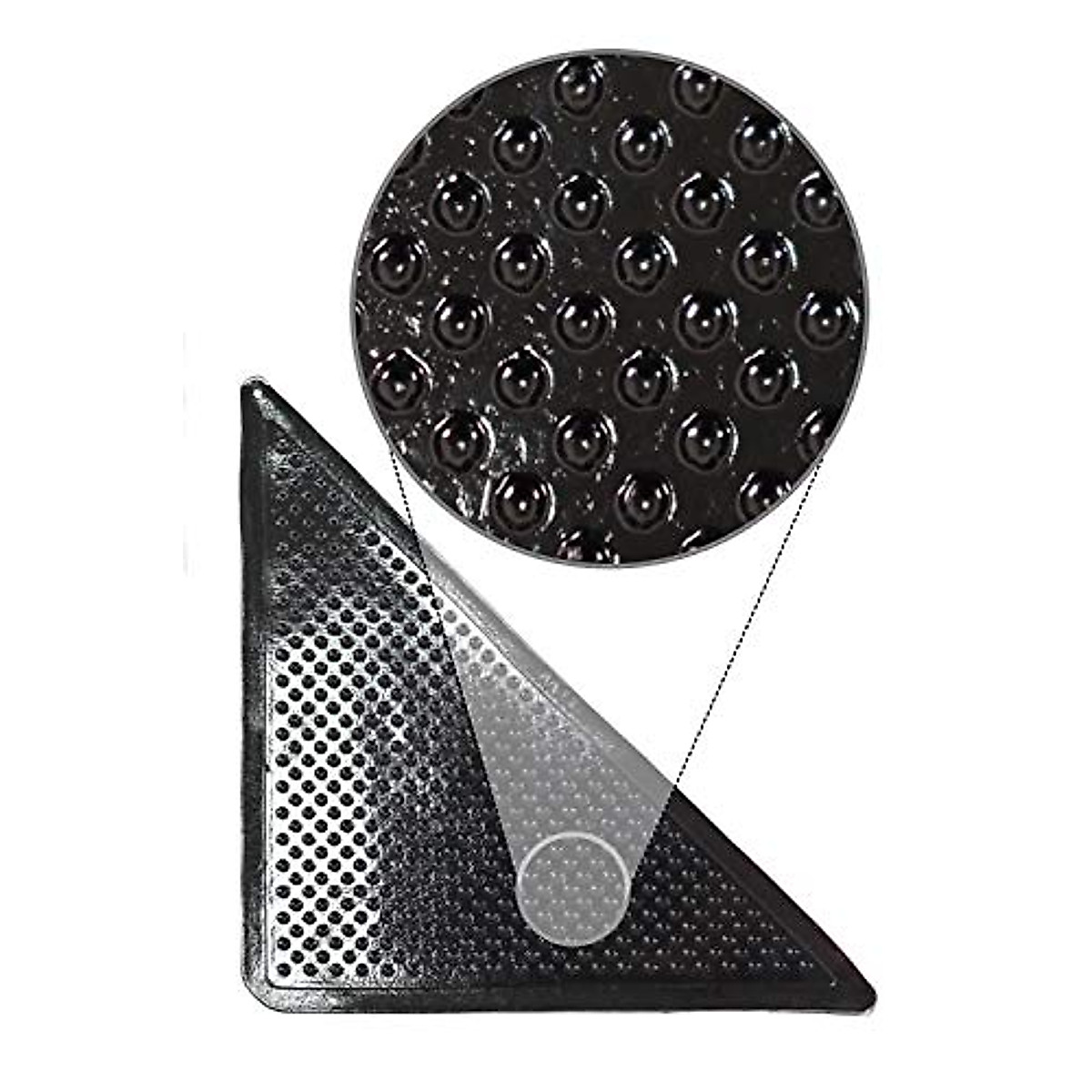 Buffalo Check Outdoor Rug Mat, 2x3/23.6" x 35.4", Black and White Rug Includes 4PCS Rug Grippers. Kitchen Rug, Checkered Porch Rugs Door Mat