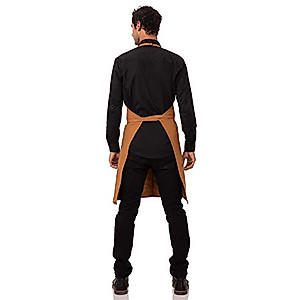 Chef Works Unisex Rockford Bib Apron, Nutmeg, One Size