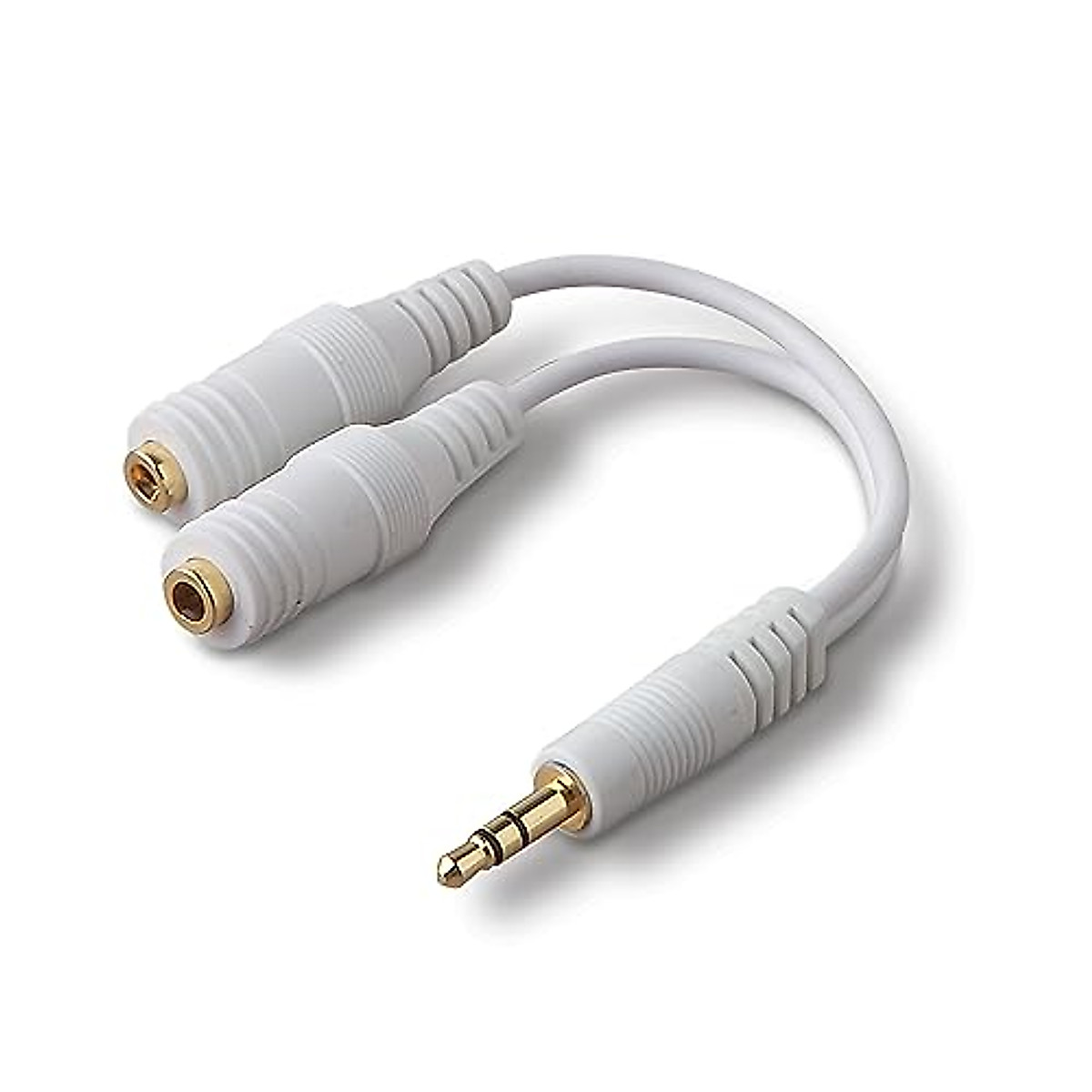 Belkin Speaker and Headphone Splitter, Standard, White