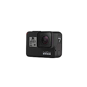 GoPro HERO7 Black Waterproof Digital Action Camera with Touch Screen 4K HD Video 12MP Photos Live Streaming Stabilization (Renewed)