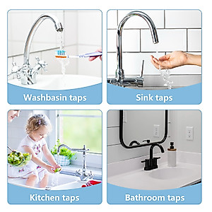 hoeslaw 25 Pcs Kitchen Faucet Aerator, Replacement Inserts for Sink Tap Flow Restrictor, Efficient 15 Cache Aerators with 10 Key Removal Wrench Tool for Bathroom Kitchen (M16.5 18.5 21.5 22.5 24 mm)