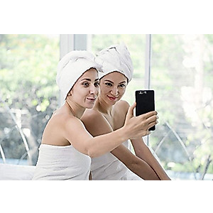 Cotton Bath Towels Set White 24" x 48" Pack of 6 Ultra Soft 100% Cotton Bath Towel White Highly Absorbent Daily Usage Bath Towel Ideal for Pool Home Gym Spa Hotel