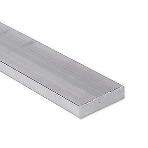 Remington Industries 0.50X1.0FLT6061T6511-12 1/2" x 1" Aluminum Flat Bar, 6061 General Purpose Plate, 12" Length, T6511 Mill Stock, Extruded, 0.50" Diameter