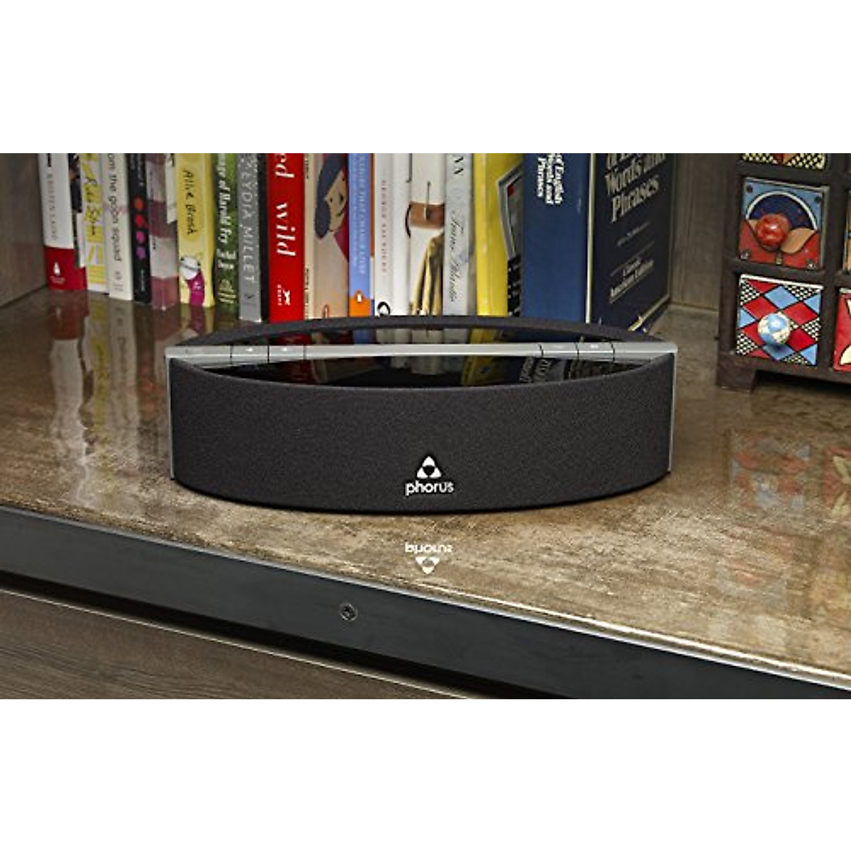 phorus PS5 Speaker - 24 bit / 192 kHz Hi-Res Music Streamer with Spotify, AirPlay, Windows Streaming, Bluetooth AptX, and Play-Fi