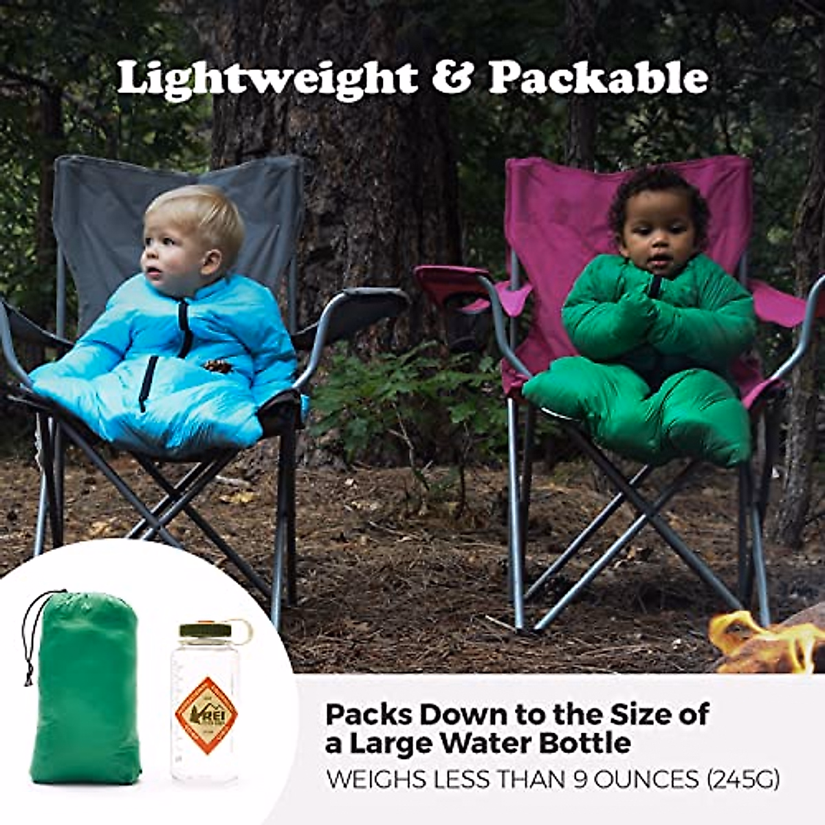 Morrison Outdoors Little Mo 20 Down Baby Sleeping Bag (Moss Green)