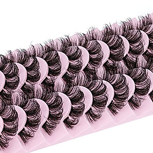 Lash Clusters D Curl Individual Cluster Lashes 100 pcs Fluffy Wispy Mink Lashes Extensions False Eyelashes DIY Lash Pack by EYDEVRO
