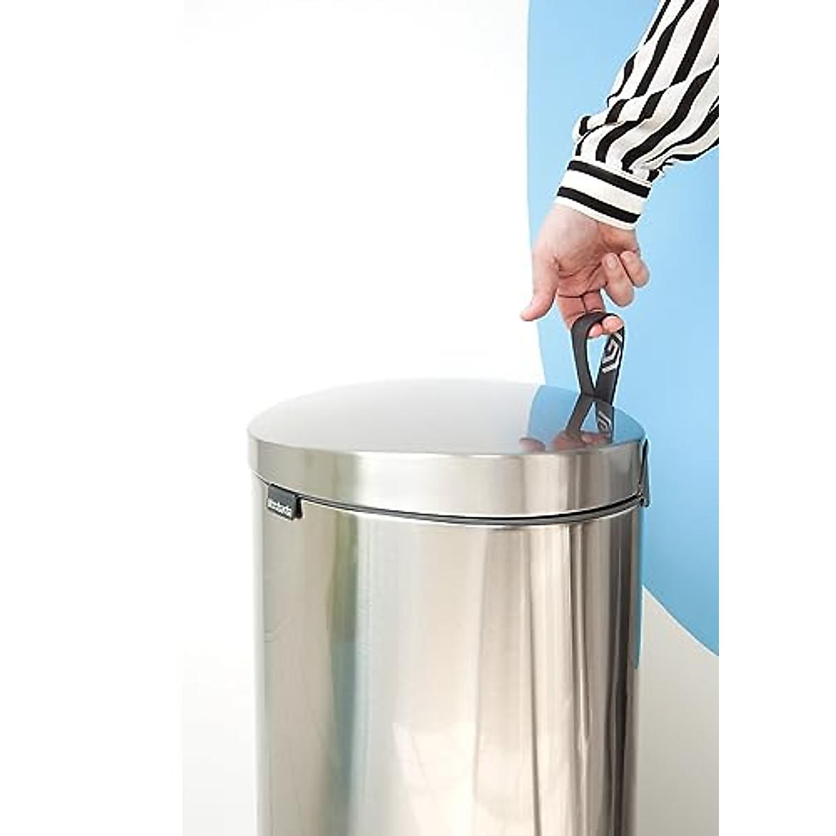 Brabantia Step-On Trash Can Flatback+ 10.6 Gallon