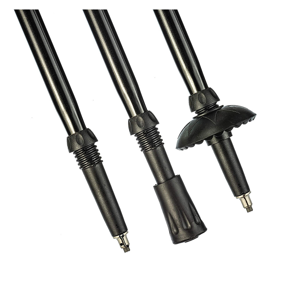 SE Survivor Series Collapsible Aluminum 60� Walking/Hiking Stick with Rifle and Camera Mount - WS9HS-60