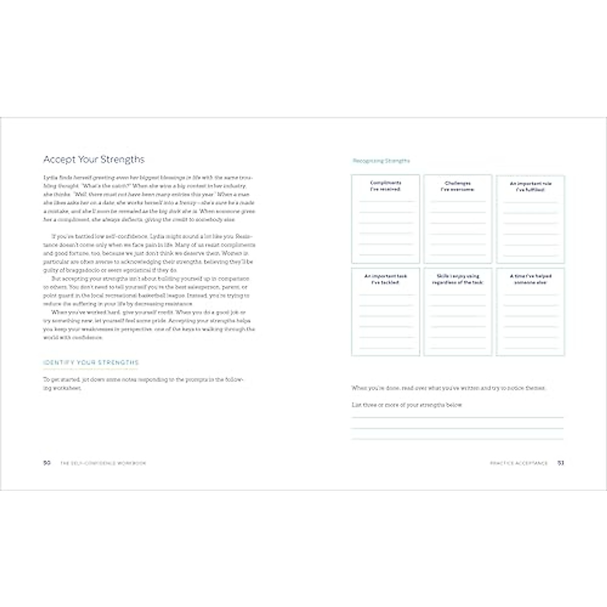 The Self-Confidence Workbook: A Guide to Overcoming Self-Doubt and Improving Self-Esteem (Building Self-Confidence)