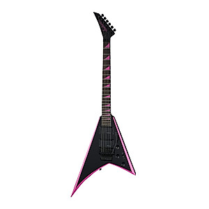 Jackson X Series Rhoads RRX24 - Black with Neon Pink Bevels