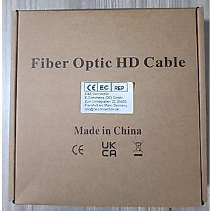 Twozoh HDMI Fiber Optic Cable 165FT, Long 4K Fiber HDMI Cord Supports 4K@60Hz/18Gbps