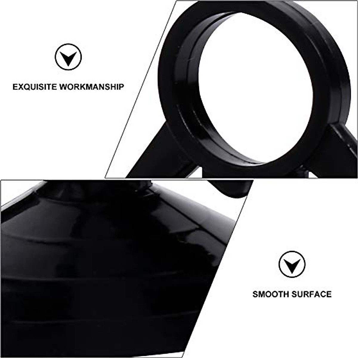 BESPORTBLE Pack of 50 Pull Ring Dovetail Suction Cup Car Interior Parts Car Sunshade Sucker