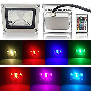 KLAREN 16 Color Tones RGB LED Flood Light for Illumination and Beautification of Home Hotel Garden Landscape