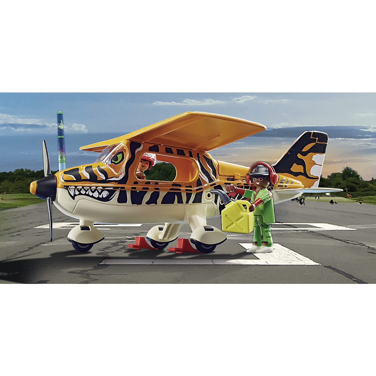 Playmobil Air Stunt Show Tiger Propeller Plane