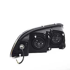 Torque Headlight PAIR Replacement for Mack Vision Granite Pinnacle CX CXU CXN GU4 GU5 GU7 GU8 CXN613 CXU613 CT713 GU813 semi Trucks [Included All Bulbs] Driver Passenger Side Set (TR049-R,TR049-L)