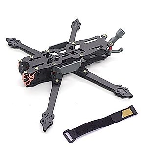 ZHIPAIJI 5 Inch FPV Frame kit, for Roma 226 226mm 5 Inch T300 3K Carbon Fiber Quadcopter Frame Kits 5mm Arm Analog/Vista/HD for RC FPV Freestyle 5 inch Drones (Color : Vista Frame Kits)