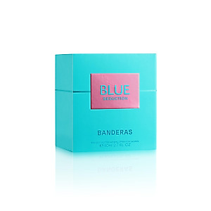 Banderas Eau De Toilette Spray for Women, Blue Seduction, 2.7 oz