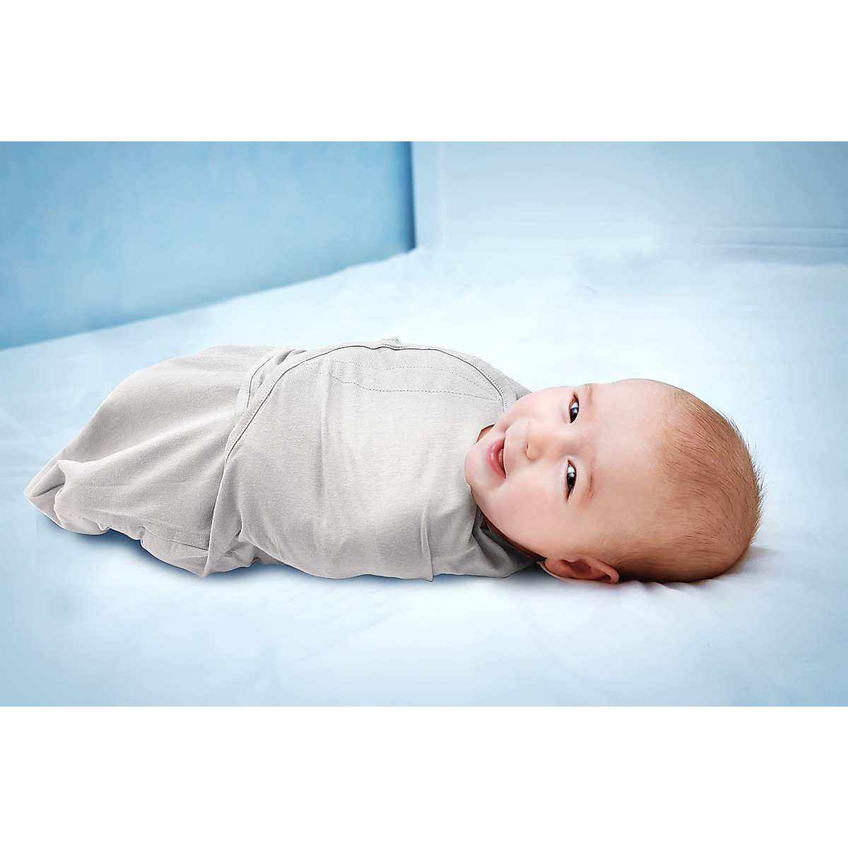 3-Pack Baby Swaddle Blanket Sleep Sacks, Newborn Swaddle Sack, Baby Swaddles 0-3 Months, Swaddles for Newborns, Baby Sleep Sack, Baby Swaddle Blanket Wrap, Grey